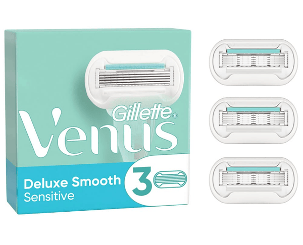 Gillette Venus Embrace Sensitive Shaving Razor Blades 3 Pack – Scent ...